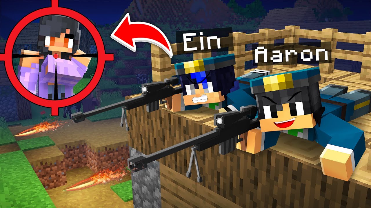 EIN and AARON Became FBI and Hunt APHMAU in Minecraft - Aphmau TV - YouTube