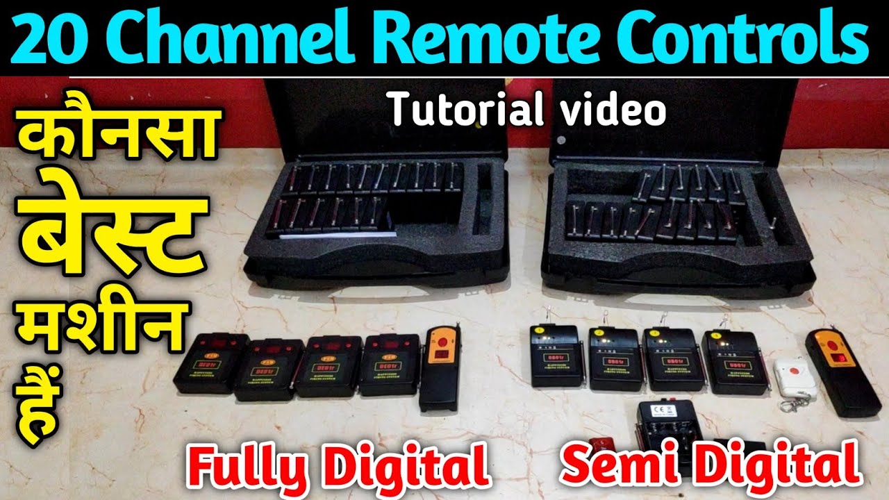20 Channel Remote System Comprising, Tutorial Video, 20 channel fully ...