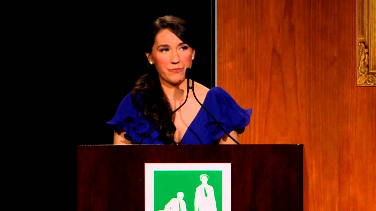 Julia McCarthy Inspires Ouimet Centennial Gala Crowd! - YouTube