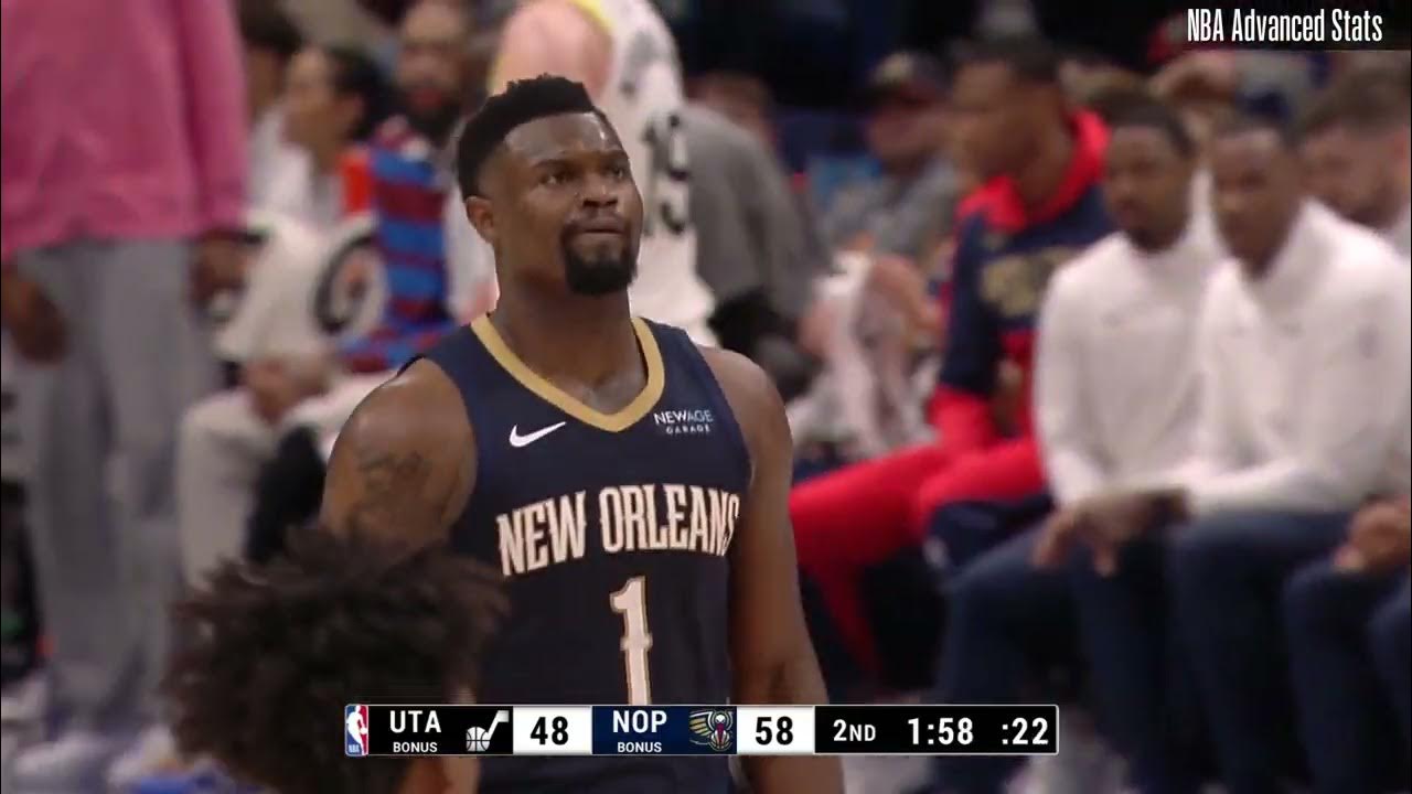 Zion Williamson 24 pts 14 reb 6 ast vs Utah Jazz | 2025-01-17 - YouTube