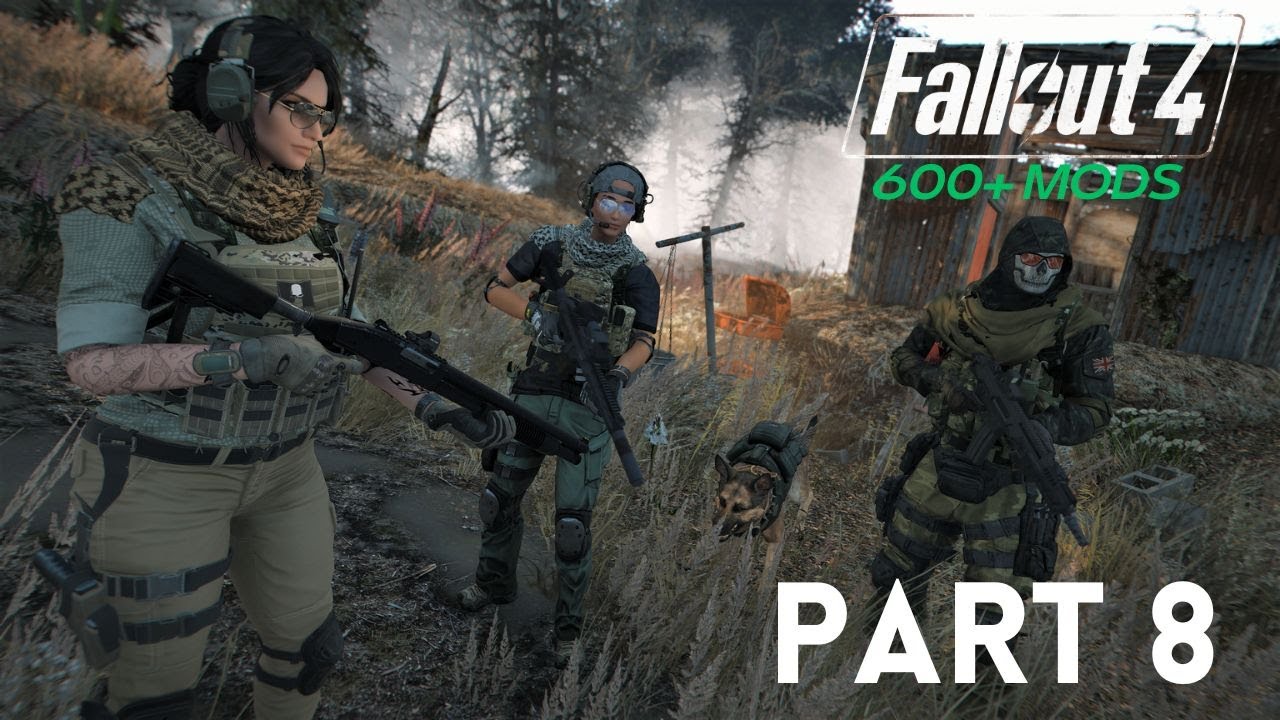 FALLOUT 4 - Gameplay Part 8 Escape from the Zone + Vivid Fallout All In ...