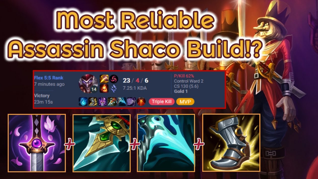 Highest Overall Shaco Winrate Build - S13 Ranked [League of Legends ...