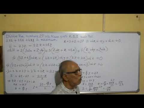 Extrema, functions of several variables - YouTube