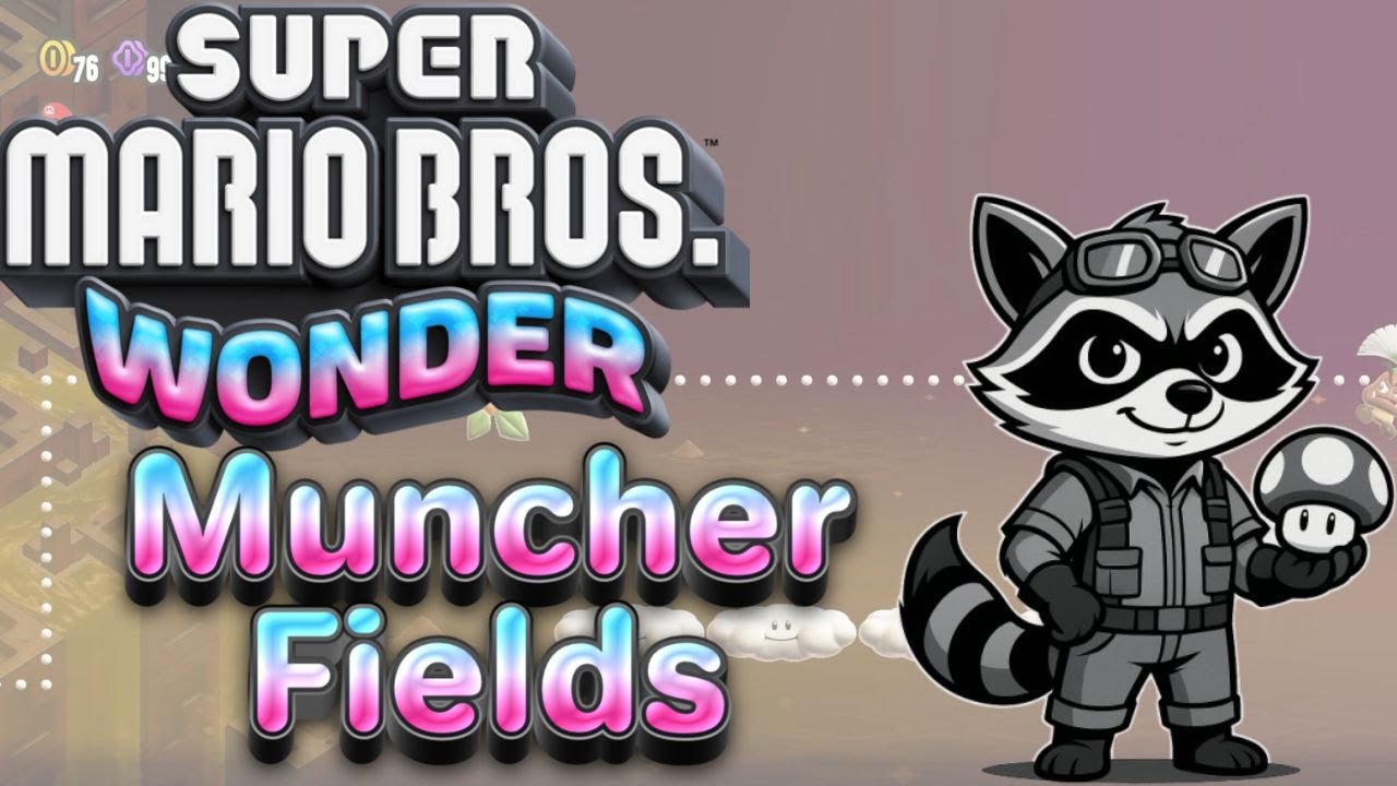🎮 Super Mario Bros. Wonder – Petal Isles - Muncher Fields - ⭐⭐ - YouTube