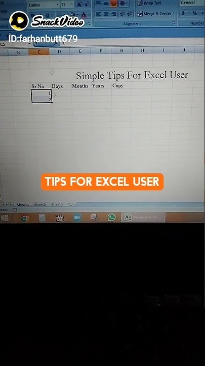 Tips For Excel Beginners Youtube