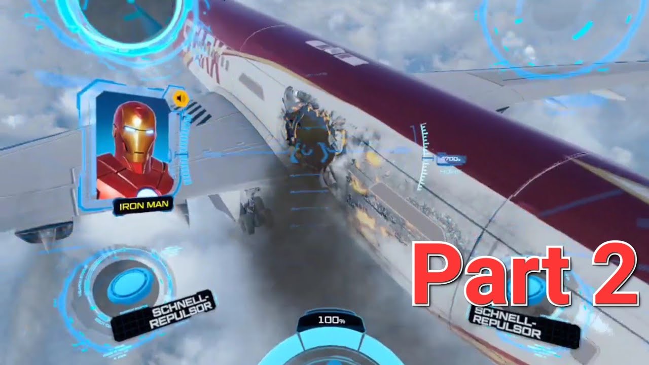 Marvel's Iron Man VR Walkthrough Part 2 [ Oculus / Meta Quest 2] - YouTube