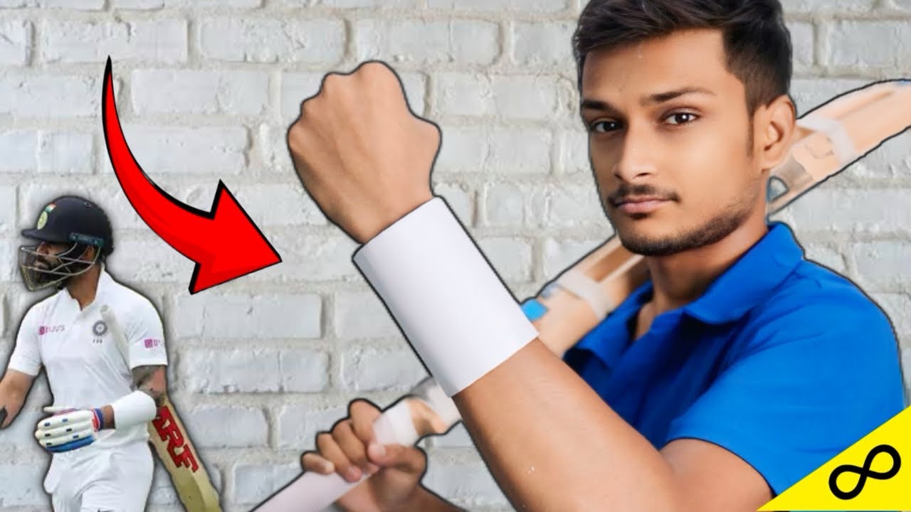 I made Cricket Sweat Wrist band like Virat Kohli - YouTube