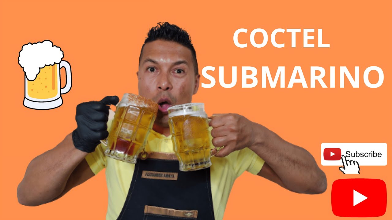 Como Hacer Coctel SUBMARINO Tequila😋 Con cerveza 🍺 Con jagermeister ...