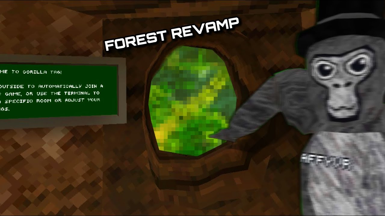 Gorilla Tag LEAKED There Forest Revamp... - YouTube