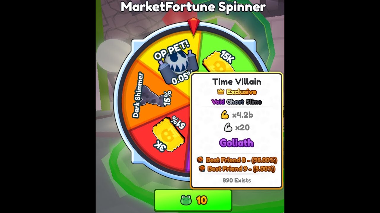Spinning the wheel with 2k tokens, can I finally get the TIME VILLAIN ...