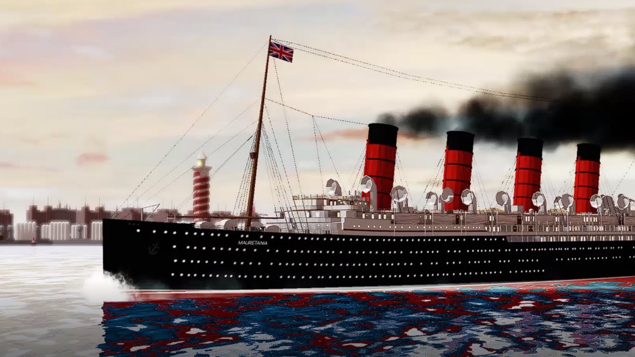 The Life of RMS Mauretania - Roblox Recreation - YouTube