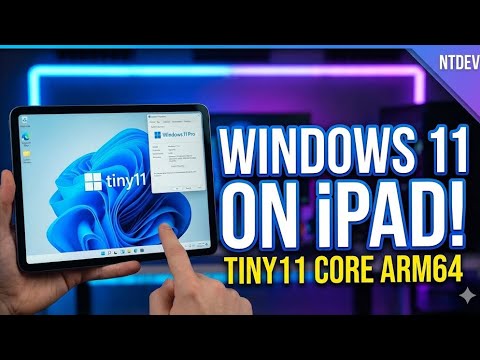 Windows 11 on an iPad - Tiny11 Core arm64 on an iPad Air M2