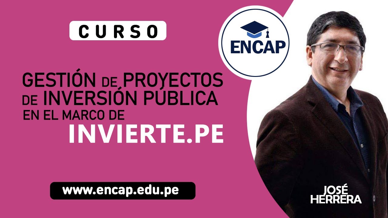 CURSO: GESTIÓN DE PROYECTOS DE INVERSIÓN PÚBLICA EN EL MARCO DEL ...