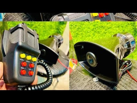 Police Siren 🚨 With Remote कोई भी Car मे लगाओ | How to Police Siren 🚨 # ...