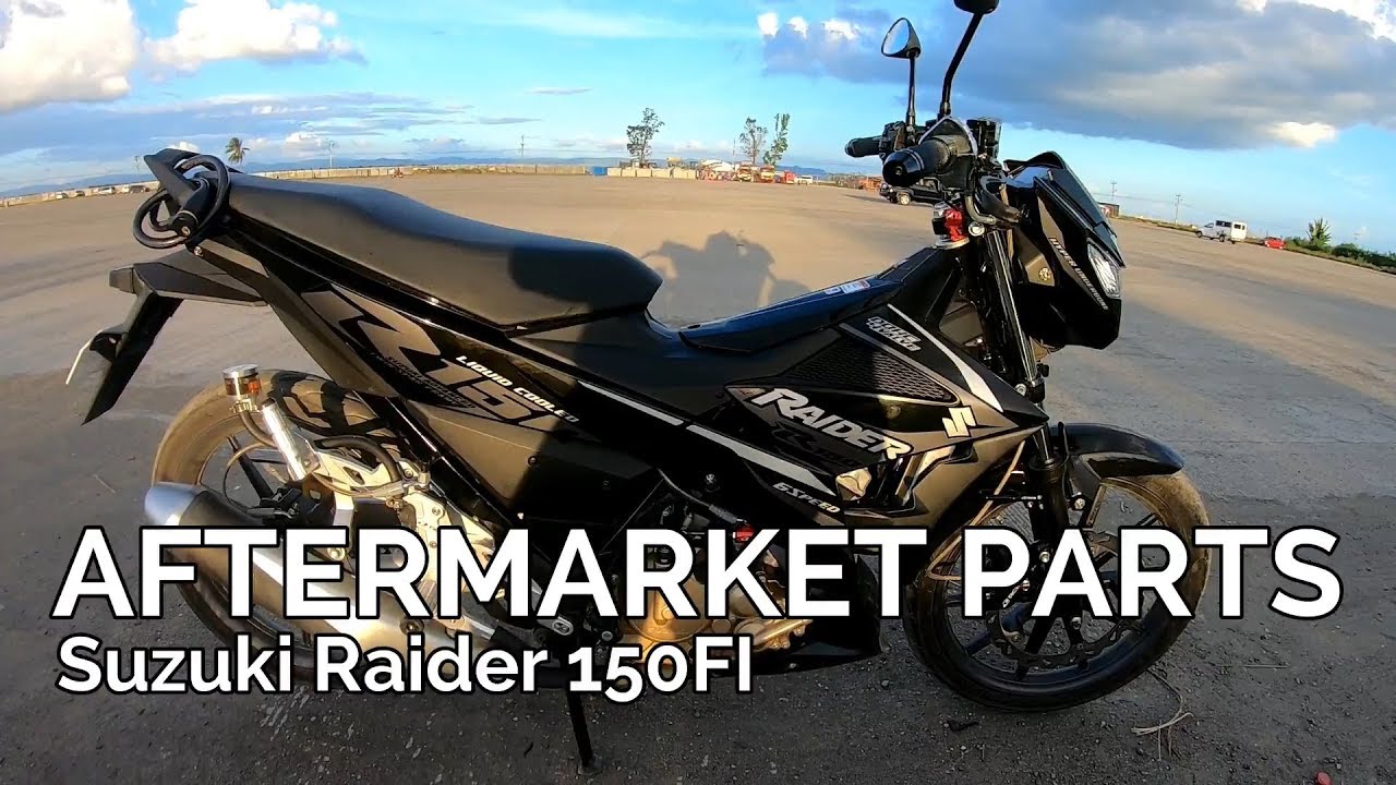 My Aftermarket Parts | Suzuki Raider 150FI | Racing Boy Concept - YouTube