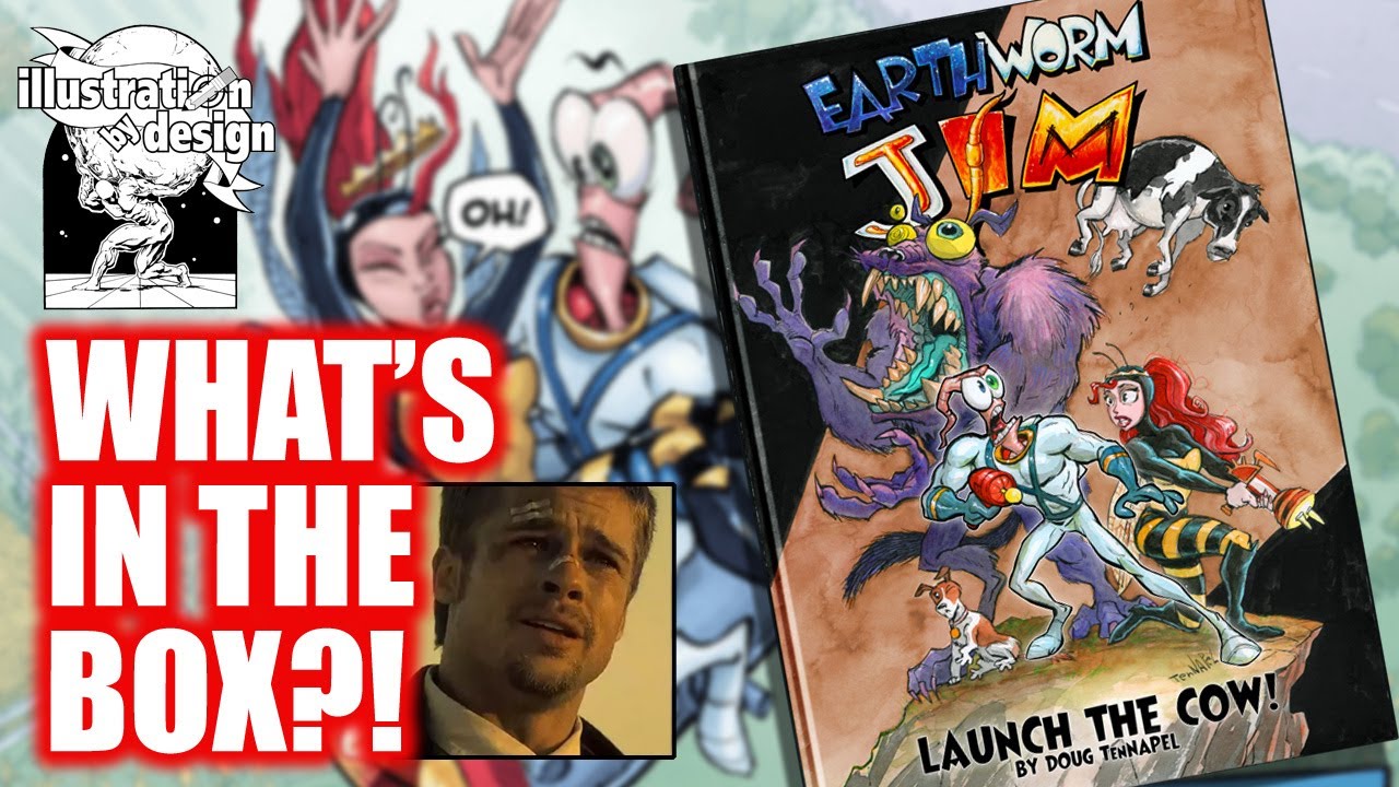 Unboxing EARTHWORM JIM: Launch The Cow!!! 😃 - YouTube
