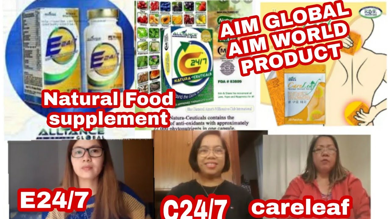 AIM GLOBAL PRODUCT..NATURAL FOOD SUPPLEMENT - YouTube
