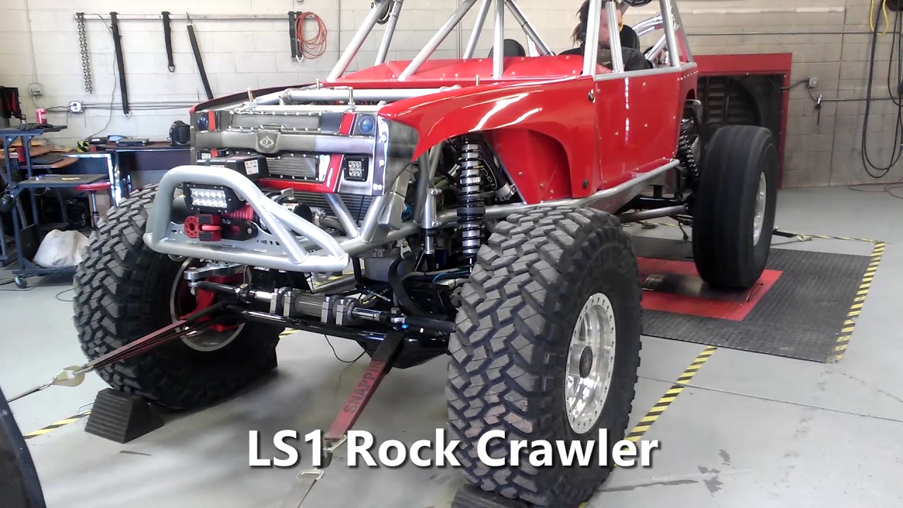 LS1 powered rock crawler - 253hp 265tq - YouTube