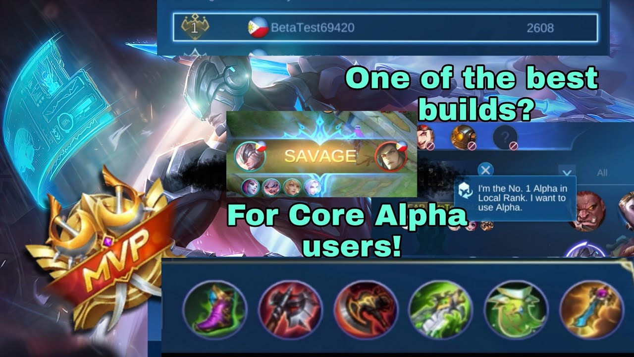 How to Use Alpha in Mobile legends 2021 Revamp Update - YouTube