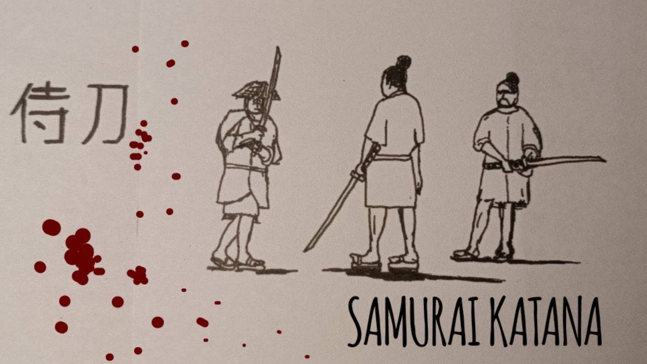 Samurai Katana Stop Motion drawings| epic fight scene - YouTube
