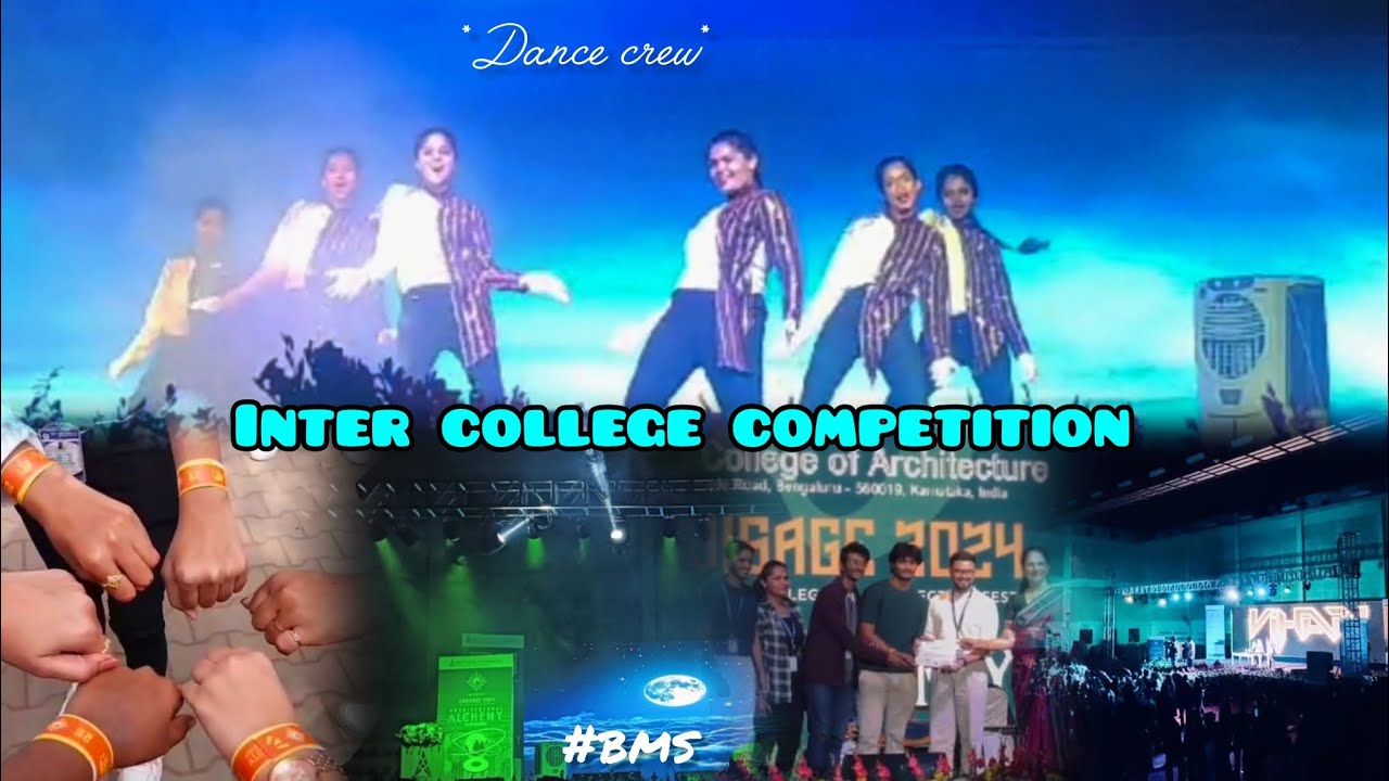 my first Inter-college dance🤩 Girls crew| competition |group dance ...