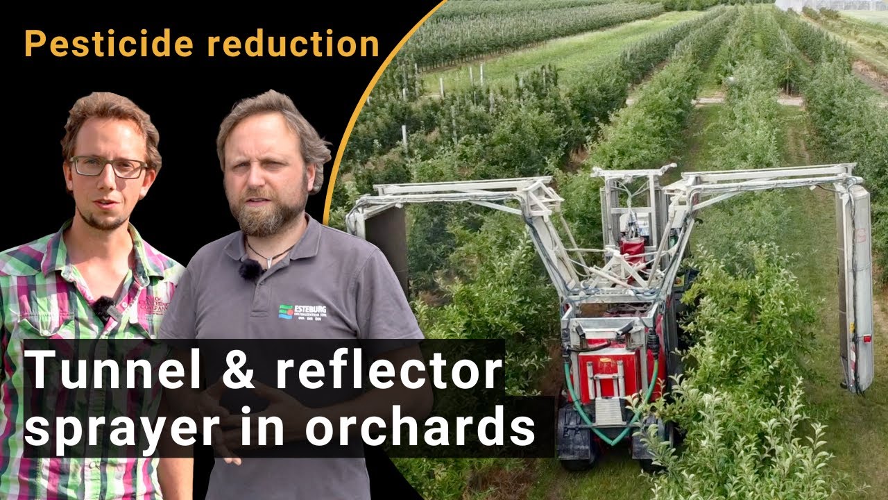 Reducing pesticides in fruit production with modern spraying ...