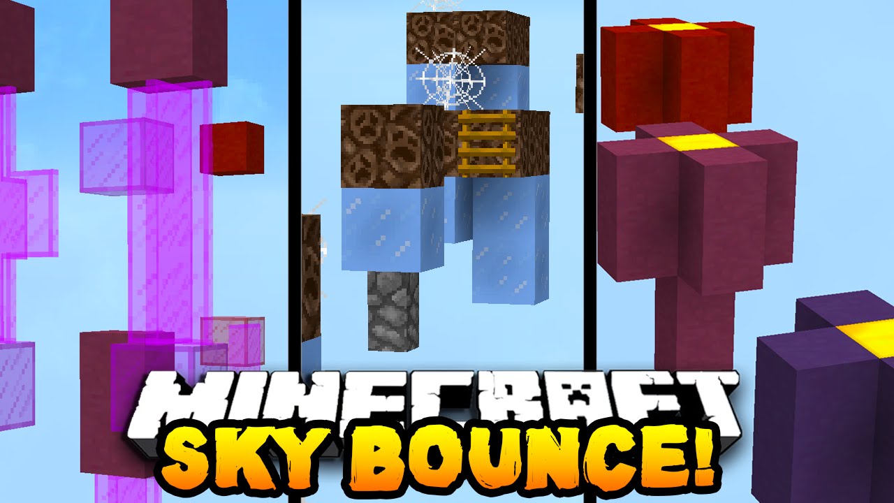 Minecraft SKY BOUNCE PARKOUR! - w/PrestonPlayz, Vikkstar123 ...
