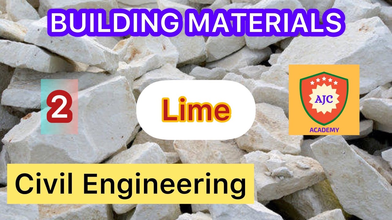 Building Materials/Lime - 2/Civil Engineering - YouTube
