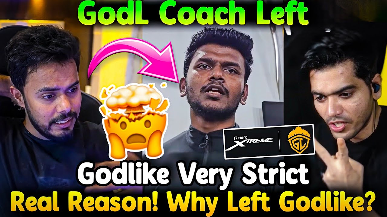 GodLike Coach Left🤯 Real Reason! Why Parted Ways😳 GodLike Very Strict😲 ...