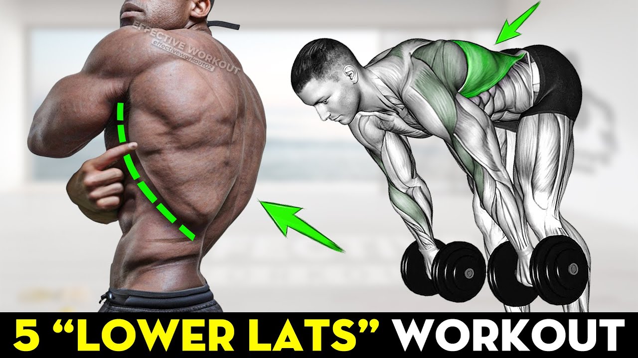 5 Daily Exercise To Build Lower Lats (V TAPER) - YouTube