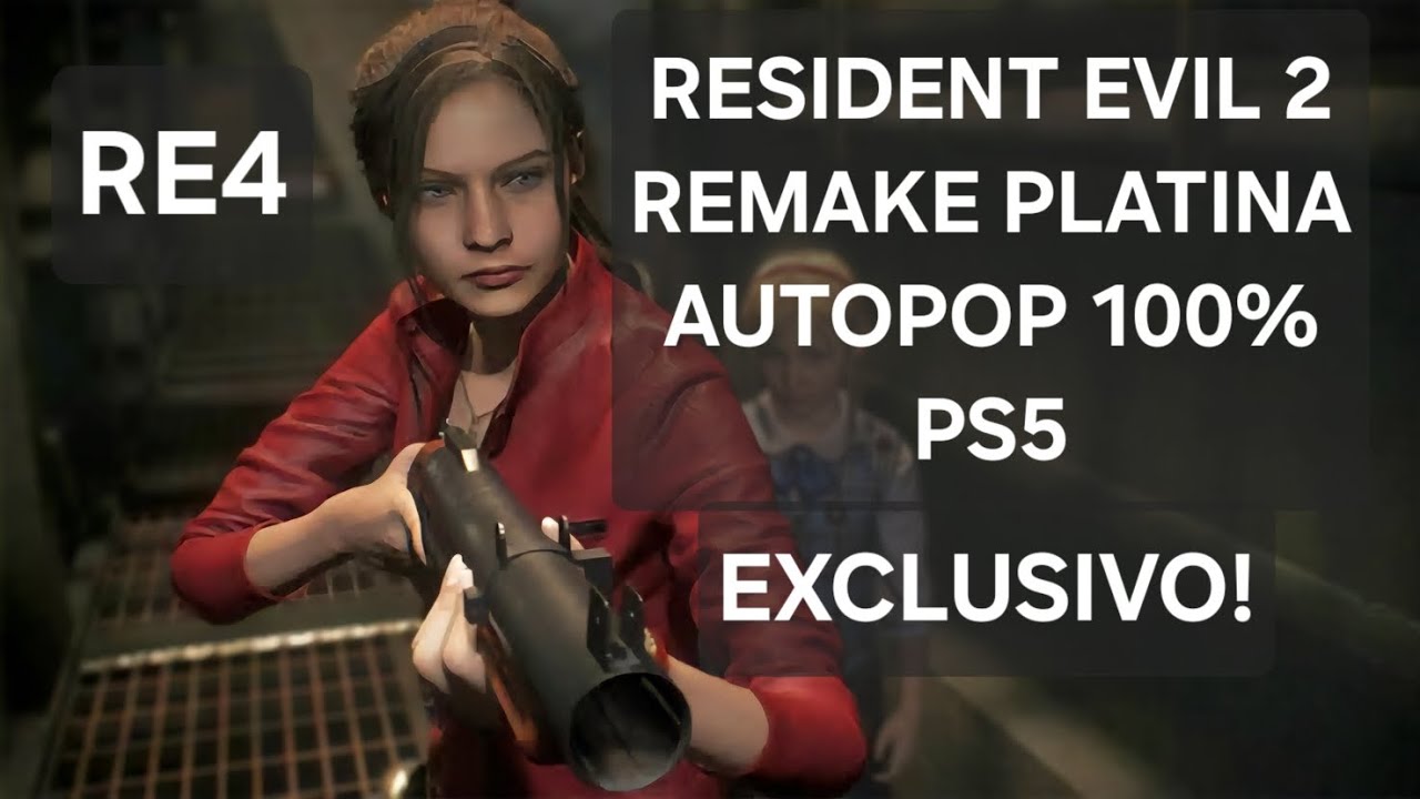 RESIDENT EVIL 2 REMAKE PS5 | PLATINA INSTANTÂNEA 100% AUTOPOP! - YouTube