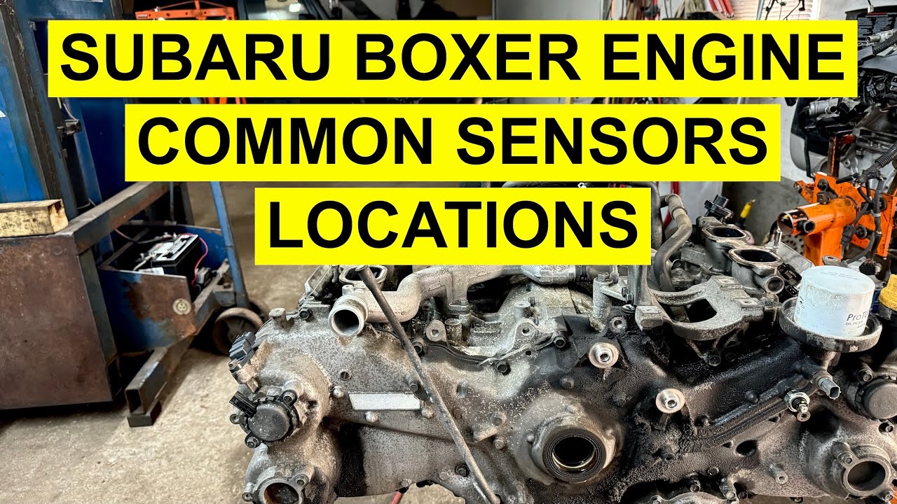 Subaru Boxer Engine Common Sensors Locations - Cooling Temperature ...