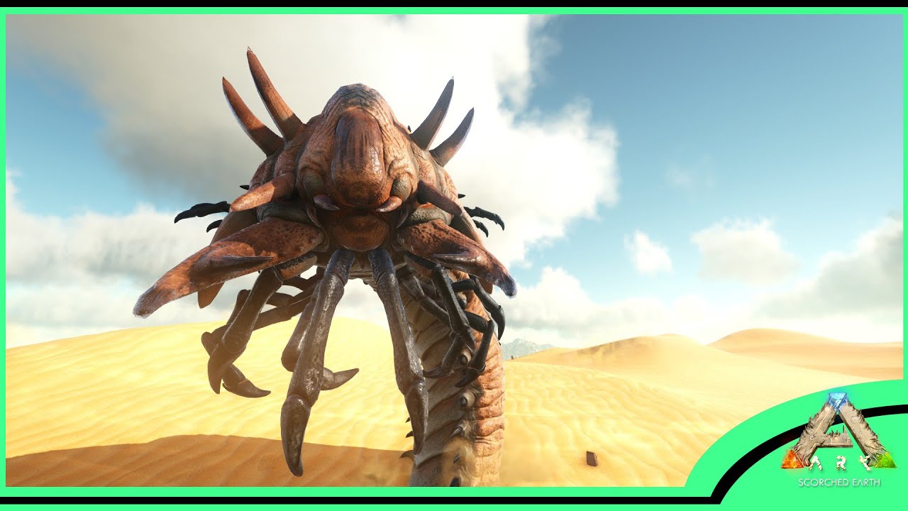Let's Tame A Deathworm!!! - Ark Survival Evolved [Ep.64 Scorched Earth ...