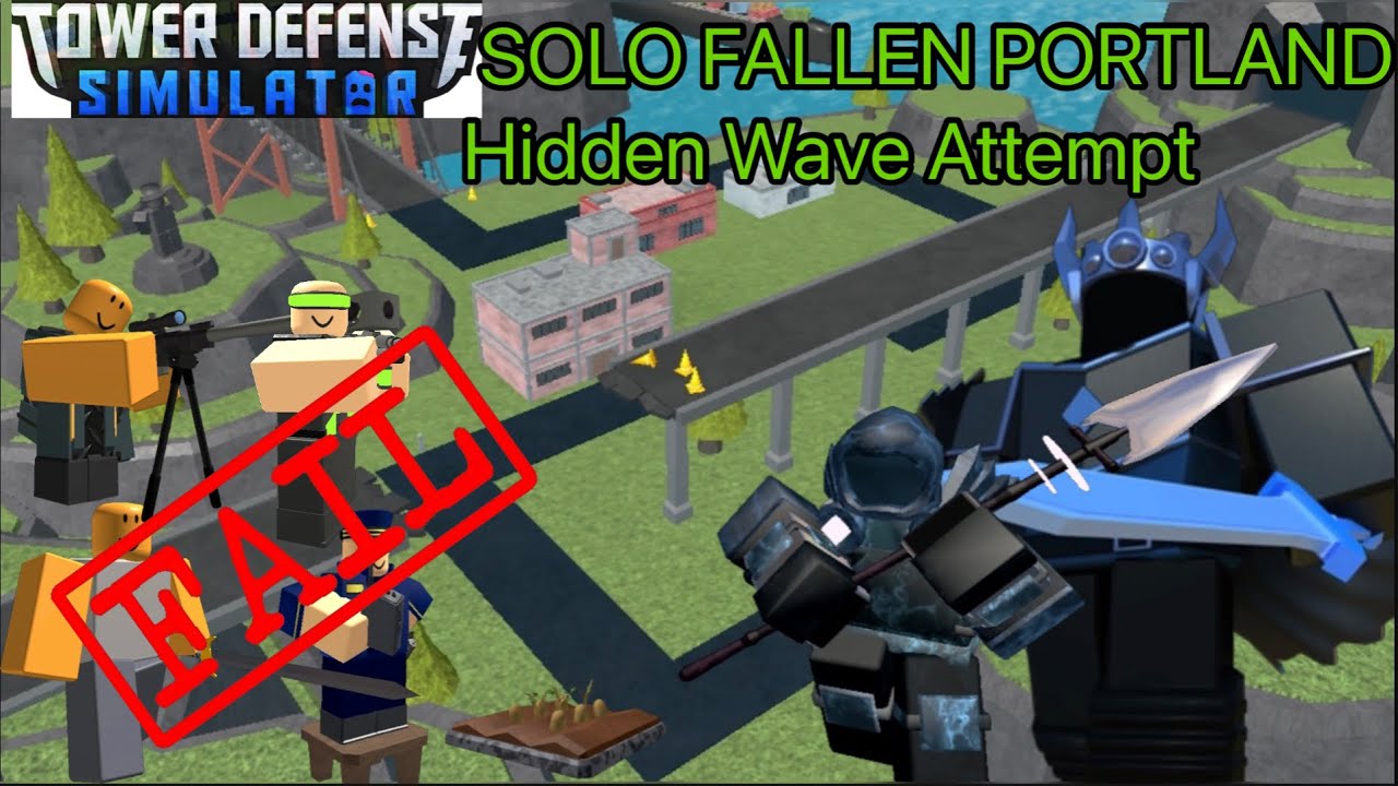 TDS Portland Solo Hidden Wave Trigger Gone Wrong...(Roblox) - YouTube