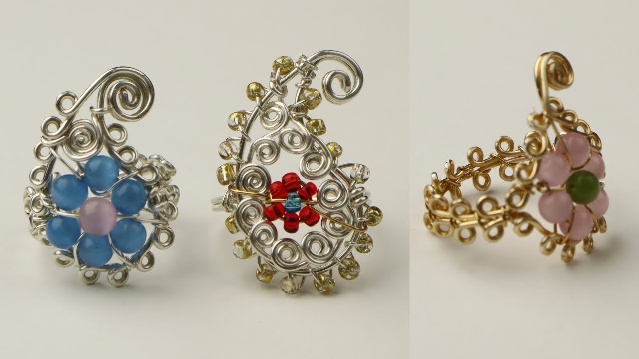 Wire Paisley Ring Jewelry Making Tutorial - YouTube