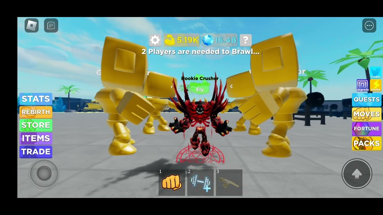 I got 2700 Rebirths | Roblox Muscle Legends A Ach - YouTube