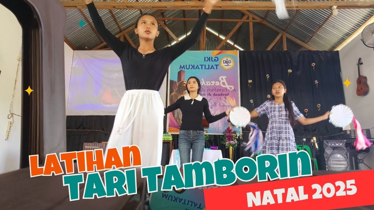 Belajar Tari Tamborin untuk Ibadah Natal 2025 - YouTube