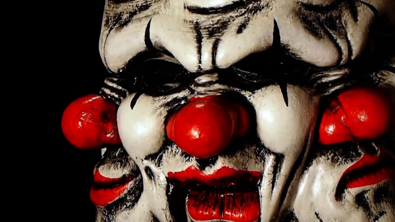 Trippy Triplets Clown Halloween Mask with Moveable Jaw by Ralis Khan ...