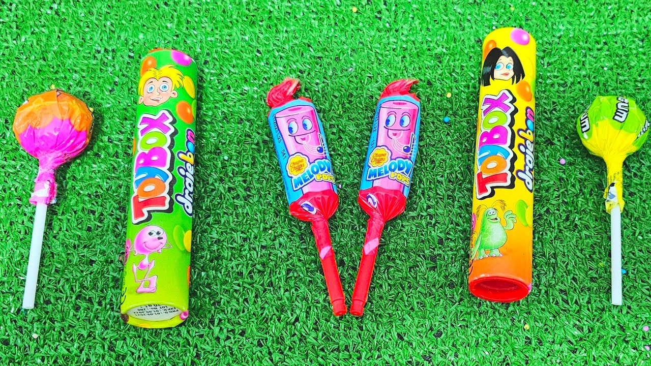 ASMR RAINBOW DESSERTS FROZEN NIK-L-NIP COLOR ICE CREAM 무지개 디저트 얼린 닉클립 ...
