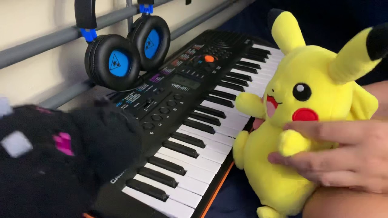 Pikachu plays the piano part two - YouTube