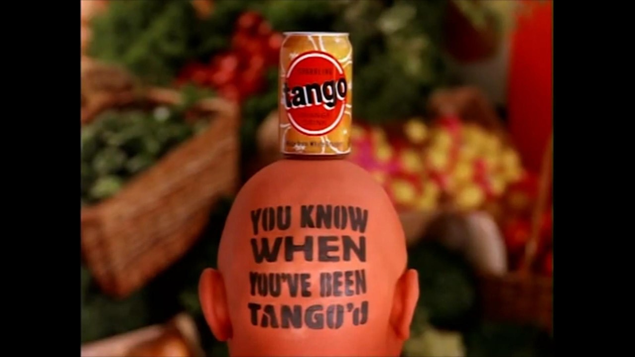 TANGO Television Advert 1992 You Know When You've Been Tango'd Orange ...