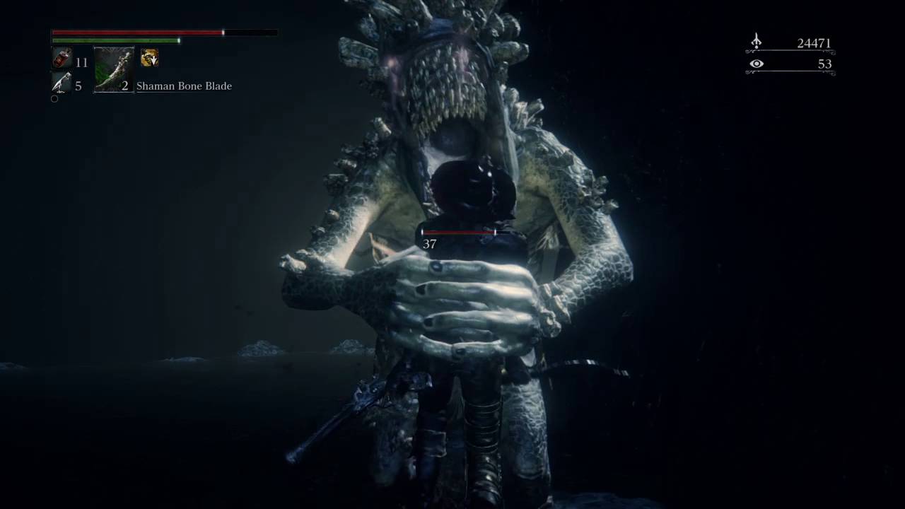 Bloodborne: The Old Hunters - Shark Giants (Solo NG+) Rakuyo - YouTube