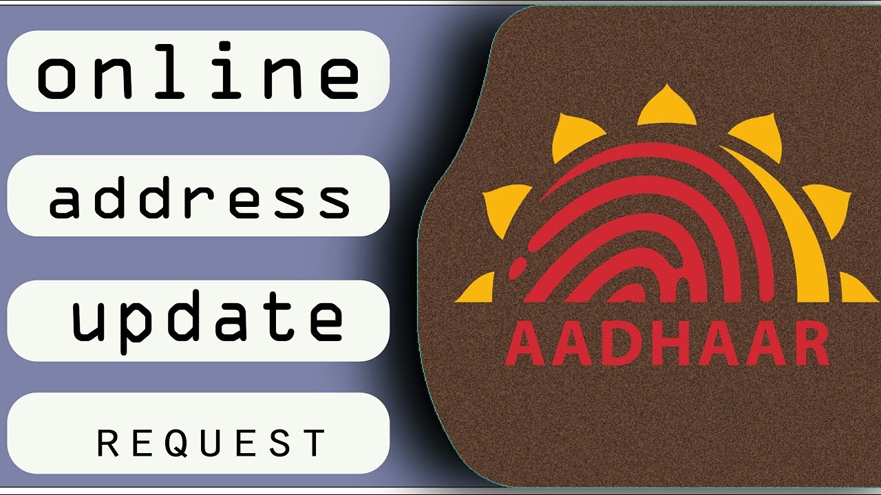 #HowTo Aadhaar - UIDAI | Online address update request | YOUTH STYLE ...