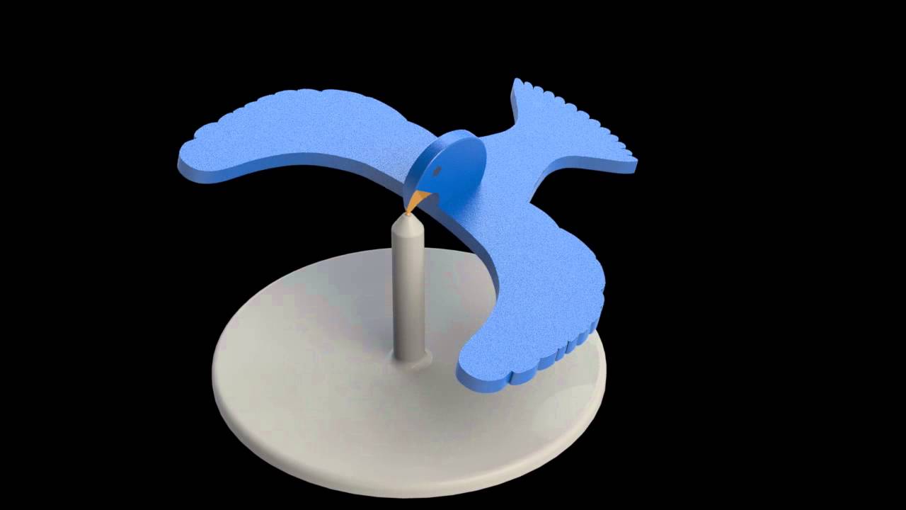 Floating Bird Toy - YouTube