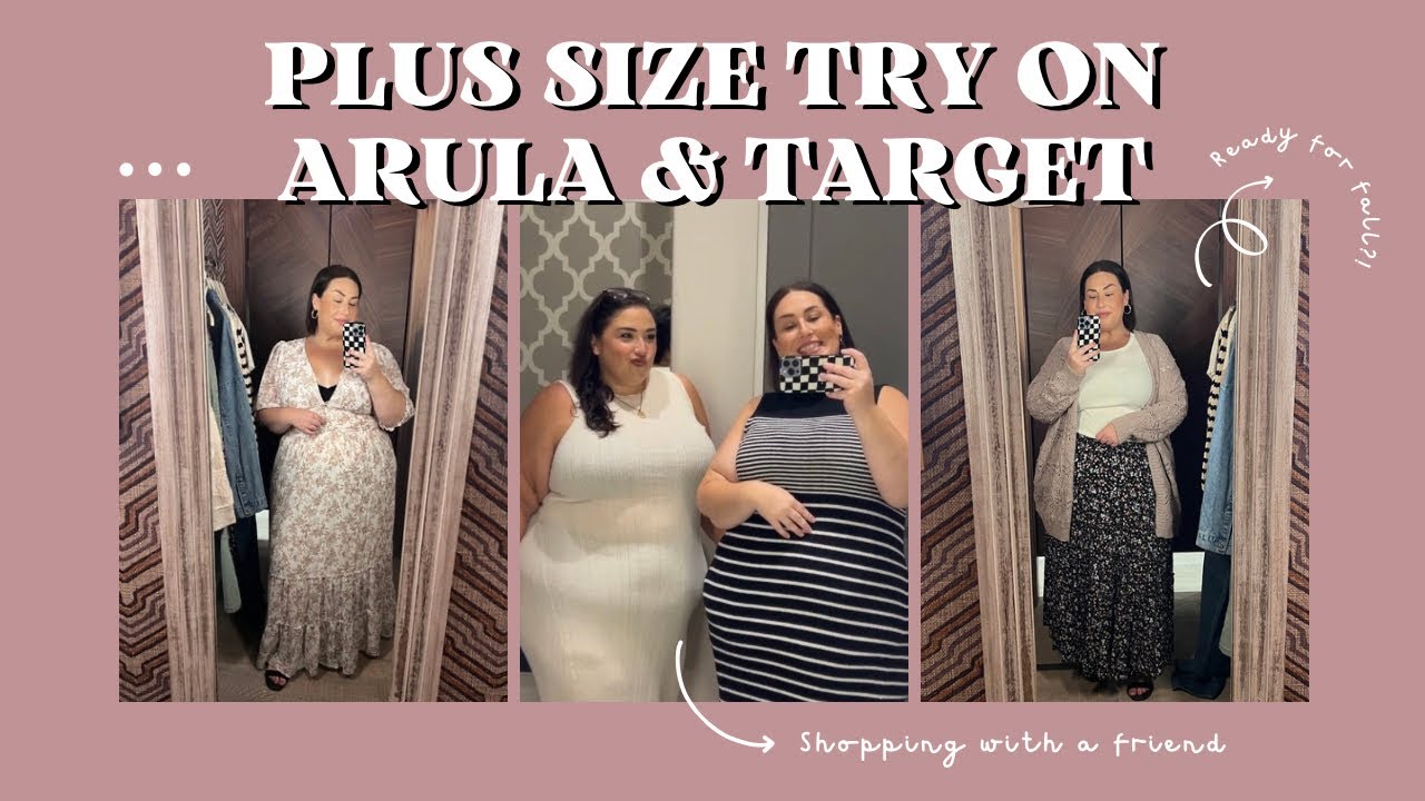 Shop with Me at Arula & Target | Plus Size Vlog - YouTube