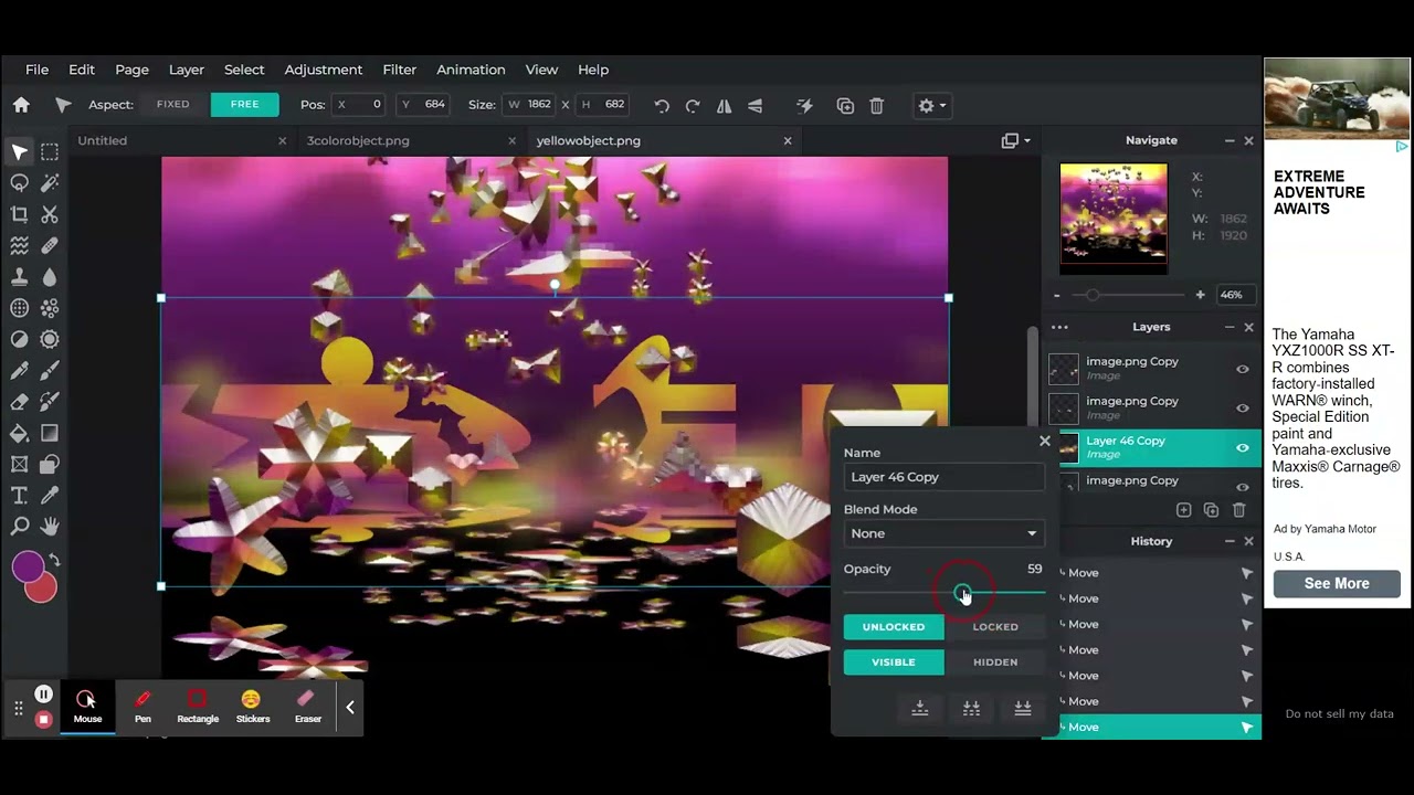 "Pixel-Shaping" pt.5 Photo Editor : Pixlr E - free image editing tool ...