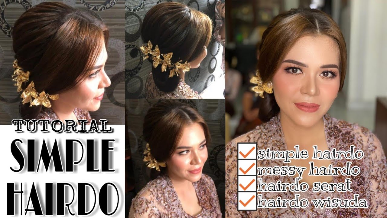 HAIRDO SIMPLE DENGAN SERAT-SERAT - YouTube