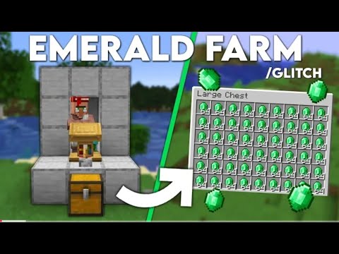 Minecraft INFINITE Emerald Farm! - 1.20+ Emerald Farm Tutorial - YouTube