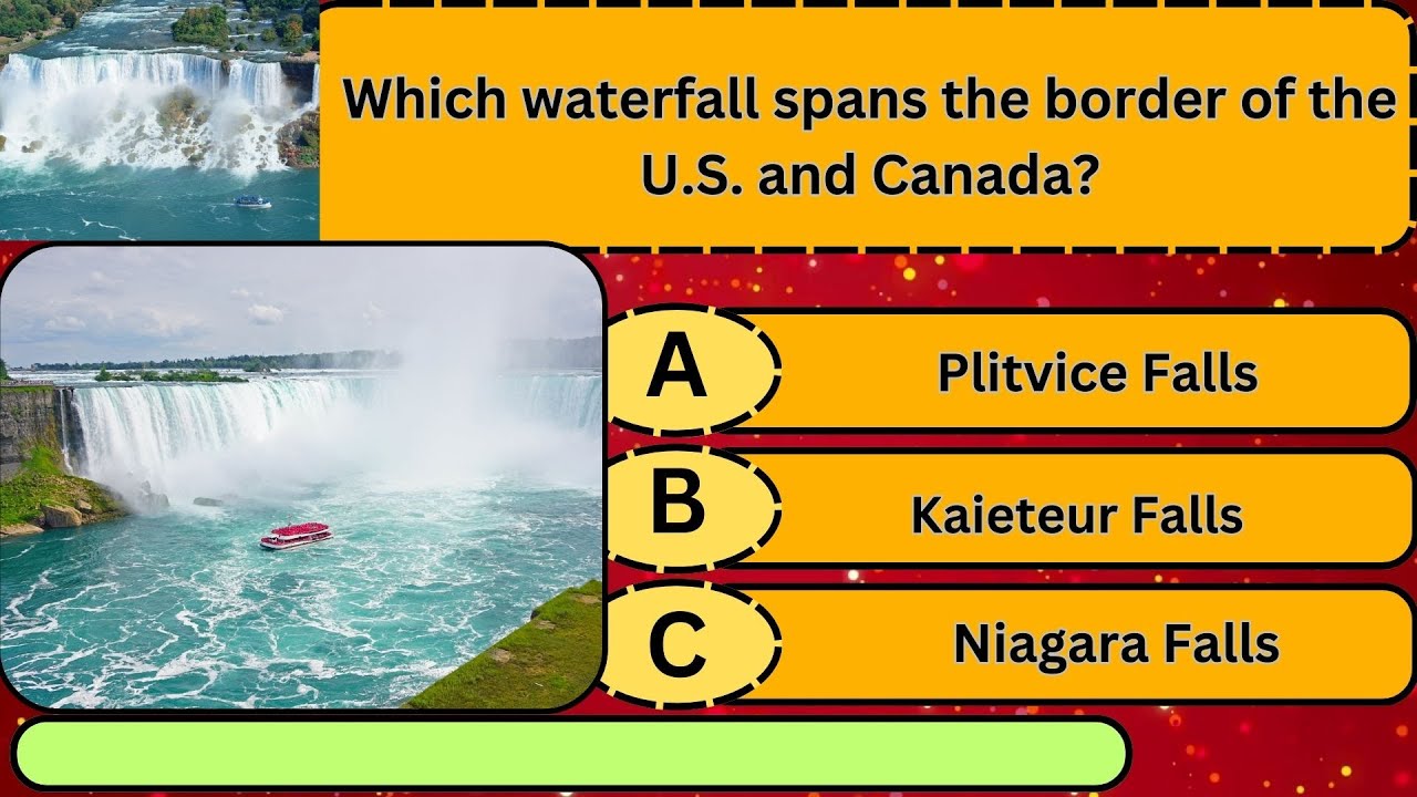 Quiz On World's Most Stunning Waterfalls || Quiz Banners - YouTube