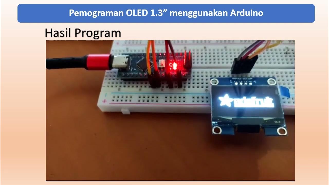 Pemograman OLED 1.3 Inch Menggunakan Arduino - YouTube